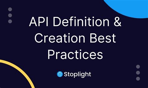 Stoplight A Smartbear Company On Linkedin Api Definition And