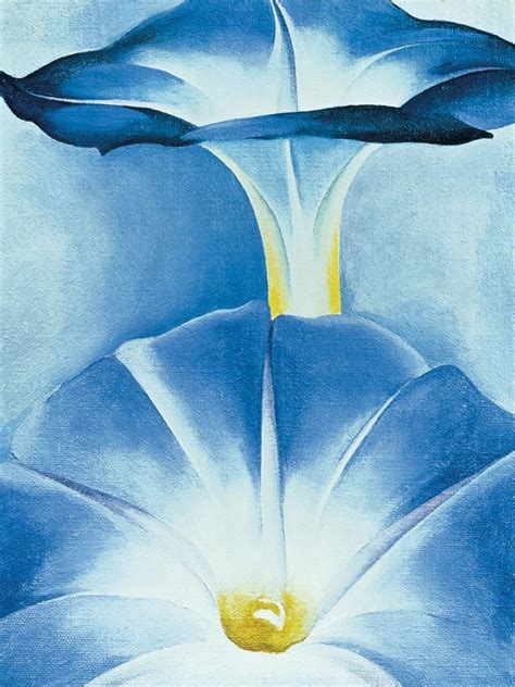 Georgia Okeeffe Blue Morning Glories 1938 Blue Morning Glory