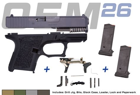 Glock 26 Complete Oem Build Kit 9mm Slide And Lower Parts Kit