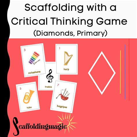 Scaffolding With A Critical Thinking Game Diamonds Primary