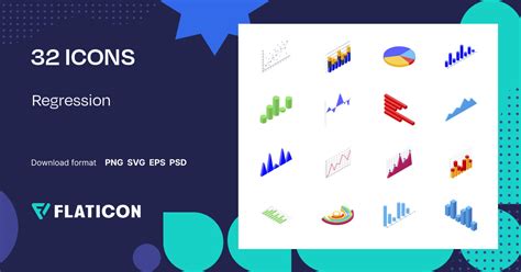 regression icon pack 32 svg icons