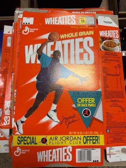 Stack Of Michael Jordan Wheaties Boxes Assorted Styles Auction