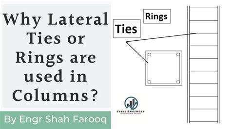 Why Ties Or Rings Are Used In Columns Function Of Ties Or Rings