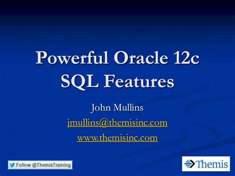 pdf powerful oracle 12c sql features themis training dokumen tips