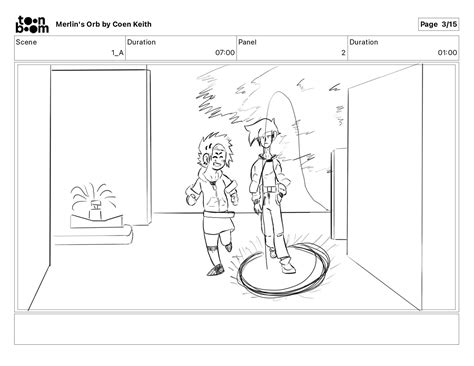 Merlins Orb Storyboard For My 2d Animation Blitz Class Work Coen Keith
