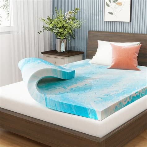 Smiaoer Mattress Topper3 Inches Twin Size Gel Memory Foam Bed Topper