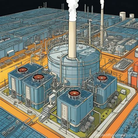 Nuclear Powered Data Center Stable Diffusion Online