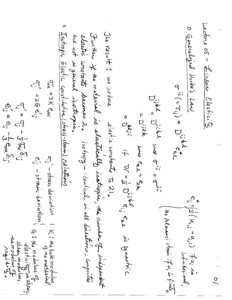 Linear Elasticity Lecture Notes Asen 5012 Docsity