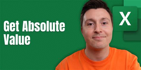 How To Get Absolute Value In Excel With The Abs Function