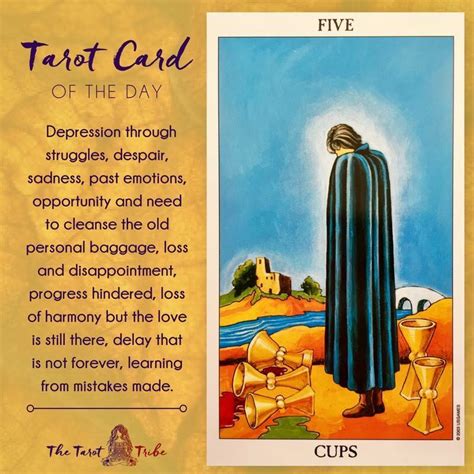 Five Of Cups Tarot Meanings Cups Tarot Tarot Reading Spreads