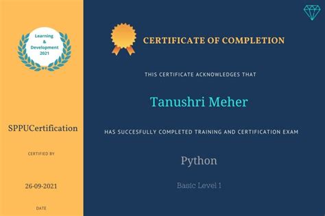 Tanushri Meher On Linkedin Connections Python Sppuquize Training Learninganddevelopment