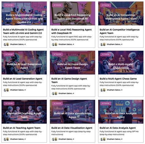 50 Ai Agents And Rag Tutorials 100 Free With Opensource Code Two