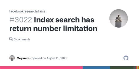 Index Search Has Return Number Limitation · Issue 3022