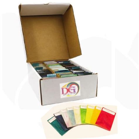 7596 Designer Glass Sample Set Rainbow Art Glass