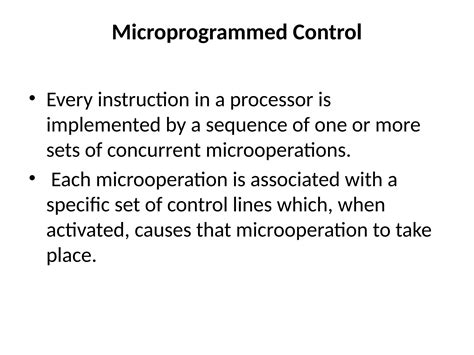 Unit 4 Hardwired Control And Microprogrammed Controlpptx