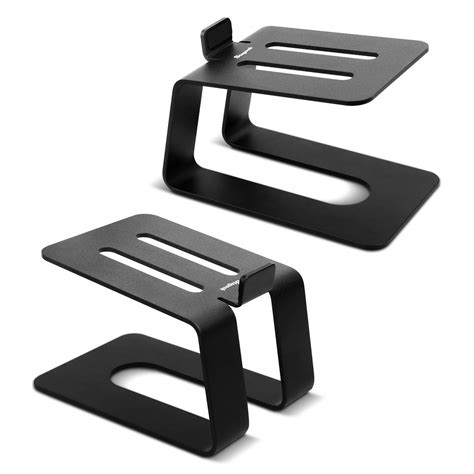 Buy Stageek Aluminum Desktop Speaker Stands Pair Universal Desk Stand