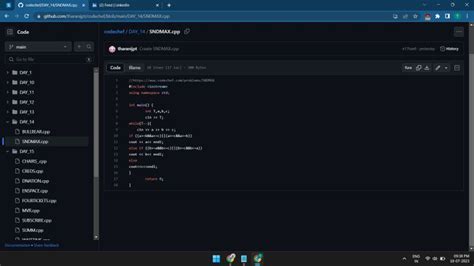 Tharani Dharan M N On Linkedin Codechef Github