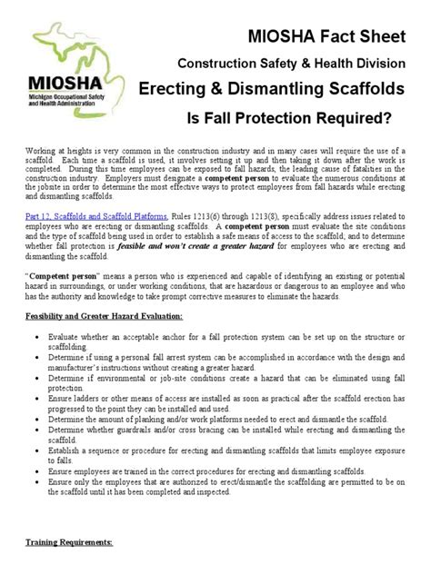 Erecting And Dismantling Of Scaffolding Pdf Scaffolding
