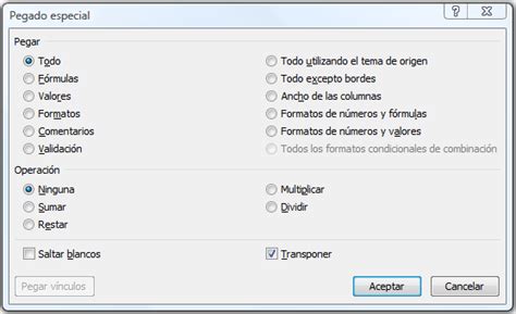 Nube De Datos Transponer Un Rango De Celdas En Excel