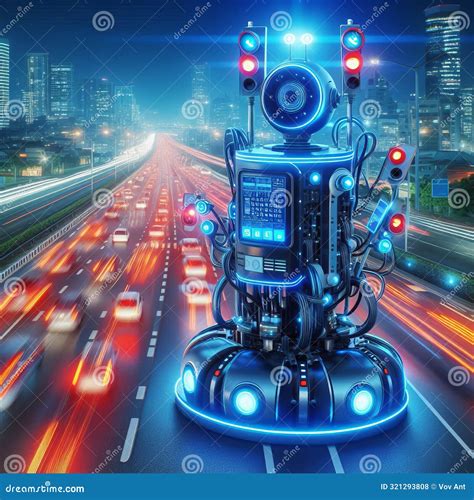 170 115 Traffic Management Robot A Robot Designed For Traffc Stock