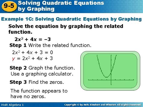 How To Solve A Quadratic Equation Using Graphing Calculator Tessshebaylo