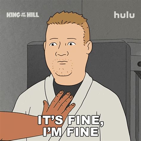 Its Fine Im Fine Bobby Hill  Its Fine Im Fine Bobby Hill King