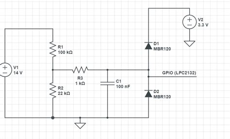 Microcontroller Effect Of Gpio Input Impedance Electrical