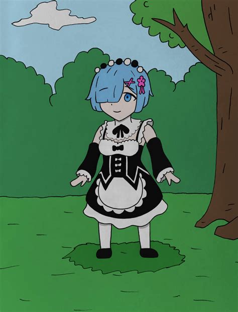 Rem Rezero Chibi By Frederika Adnas On Deviantart