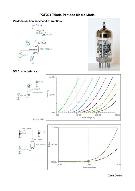 Pcf201 Spice Model Fotoelektronika