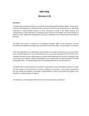 IP DRG Expected Interview Point Of Questions Pdf DRG FAQs Version Disclaimer This