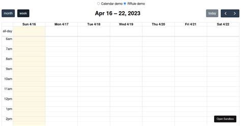 Fullcalendarresource Daygrid Examples Codesandbox
