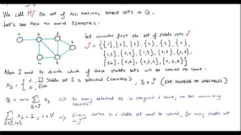 Study With Me Optimization Algorithm Set Packing Equivalence Coloring
