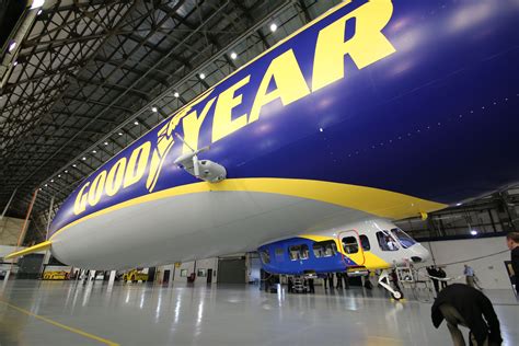 Les 100 Ans Du Blimp Goodyear Célébrés En 2025 Avec Une Visite De Plus
