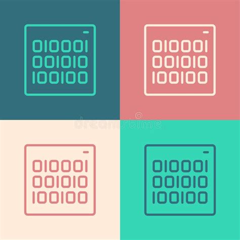 Set Binary Code Clipboard With Checklist Processor Headphones