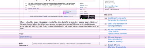 Colored Lines In Chrome Stack Overflow