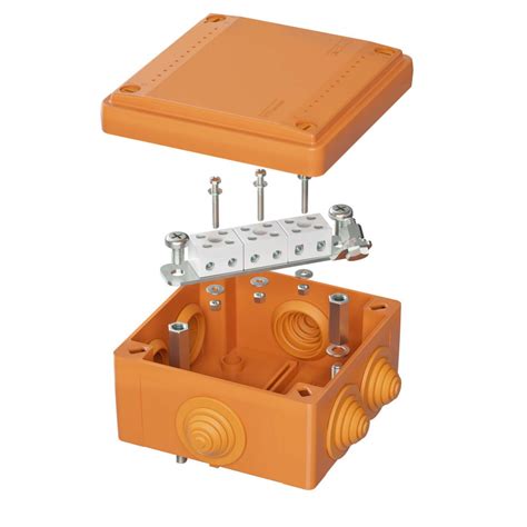 Коробка пластиковая FS с кабельными вводами и клеммниками IP55 ...