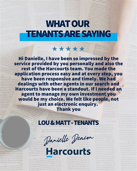 Danielle Deacon On Linkedin Happytenant Betterinblue Testimonial