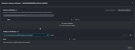 Container Instance Is Missing An Attribute Required By Your Task Aws Repost