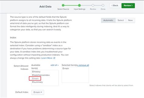 Insights Préparation de Splunk