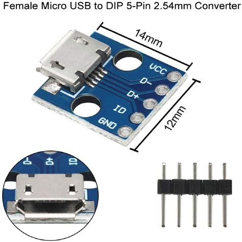 Micro Usb Breadboard 5v Power Supply Module Robodo