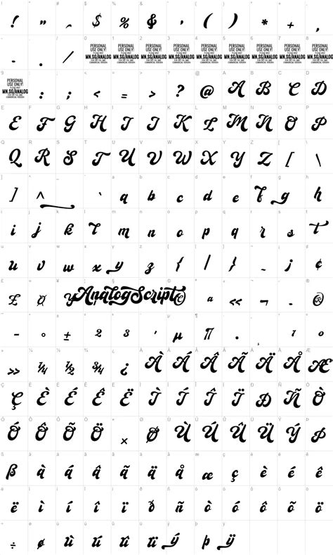 Analog Script Font By Måns Grebäck — Fontriver