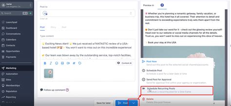 How To Post Recurring Social Posts Through The Social Planner