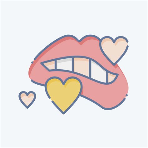 Icono Sexo Relacionado A Adiccion Diccionario Símbolo Garabatear Estilo Sencillo Diseño