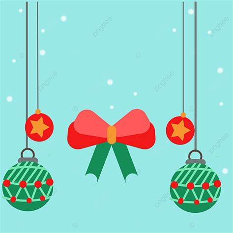 활과 화려한 공 크리스마스 배경 크리스마스 스티커 겨울 만화 배경 일러스트 및 사진 무료 다운로드 Pngtree