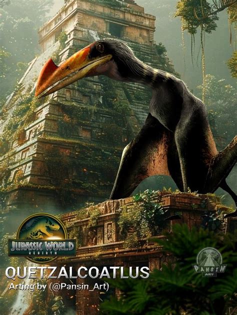 Quetzalcoatlus Jurassic World Rebirth Arting By Pansinart