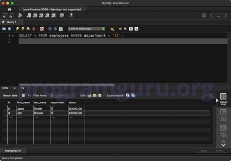 Mysql Equal To Operator