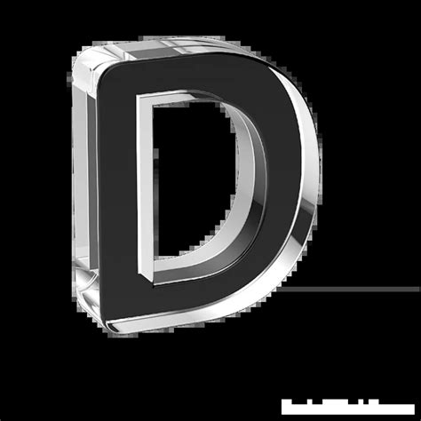 透明玻璃3d立体反射水晶棱镜英文字母数字符号设计素材 png 花瓣网