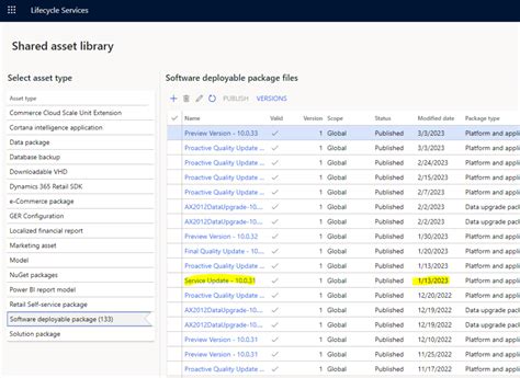 applying service updates to on prem environment in d365 fando using cmd