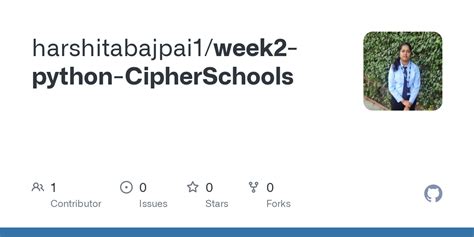 Github Harshitabajpai1week2 Python Cipherschools