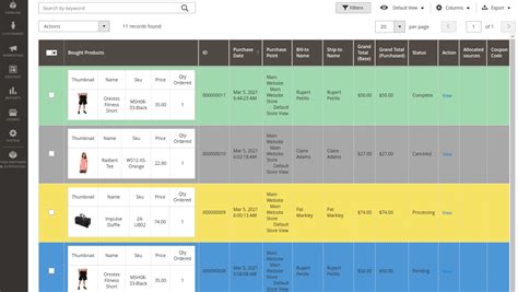 Magento 2 Better Order Grid Extension Magefan Cabinetm